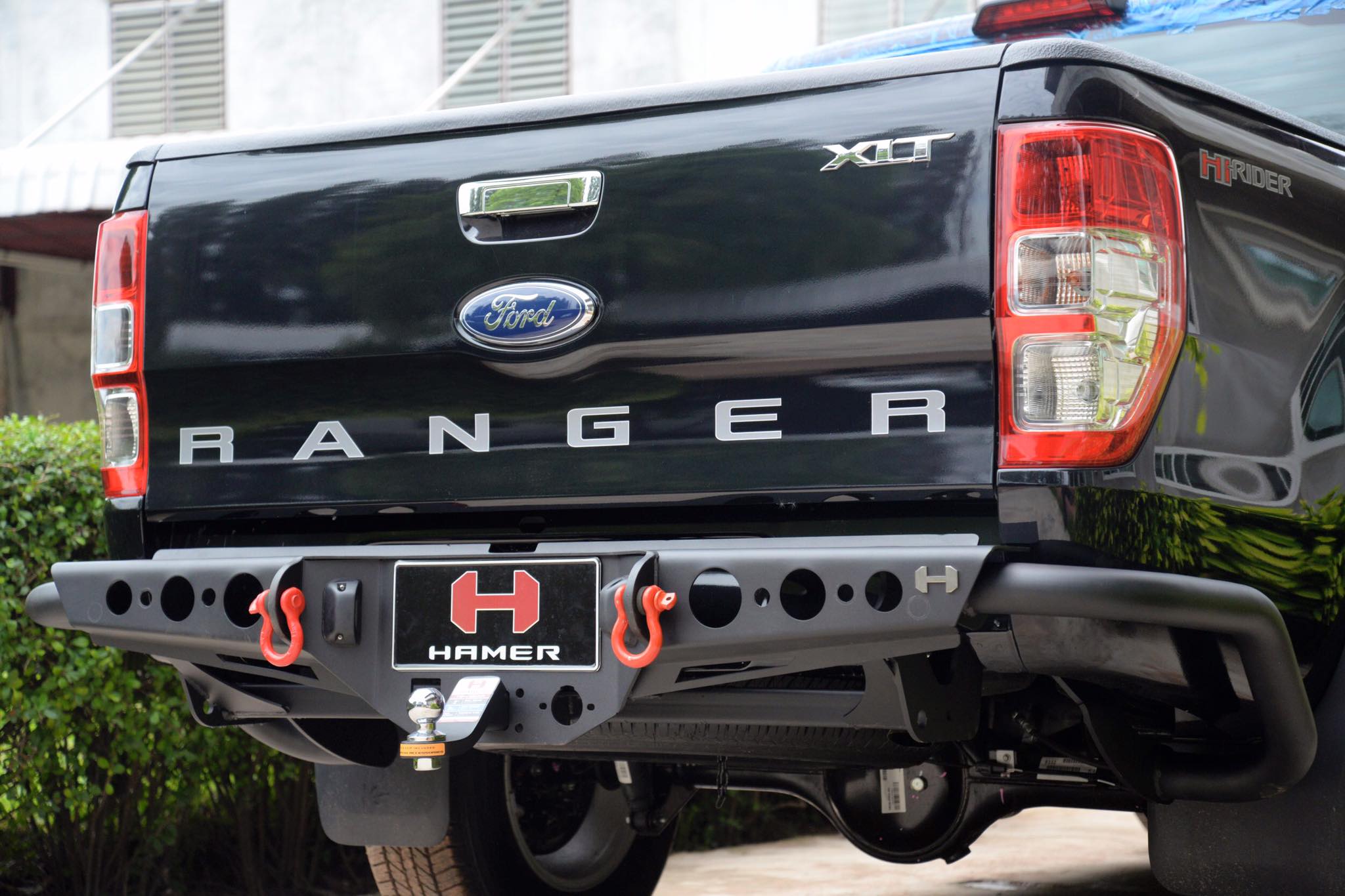 Rear Bumper Steel Hamer Matte Black MX201 Trim Fit Ford Ranger T5 T6 ...