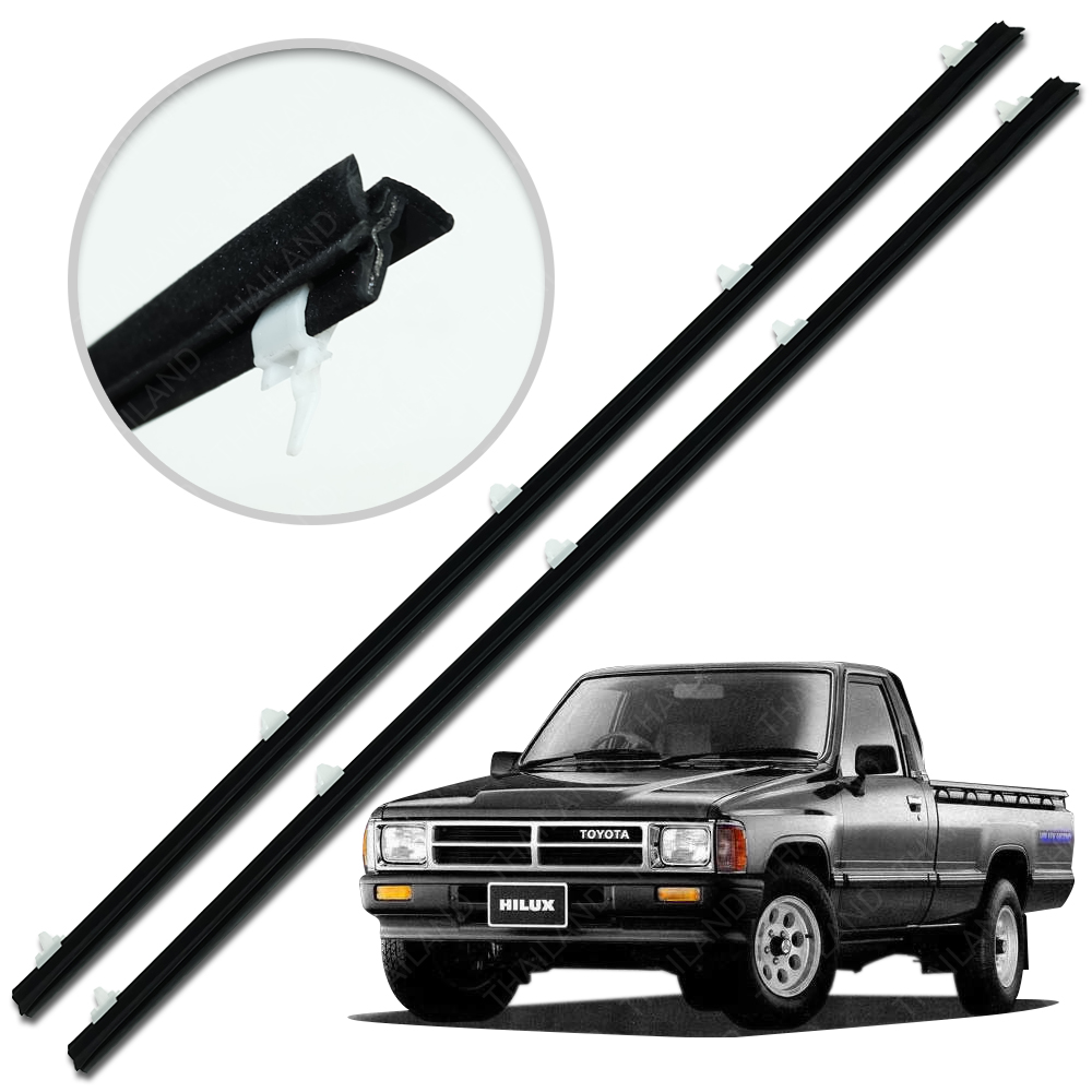 For Toyota Hilux LN56 1983 - 1988 Set Outer Door Weather Window Rubber Seal Belt | eBay
