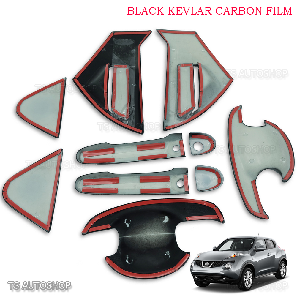 Fits Nissan Juke Hatckback 2010-2016 Black Carbon Handle Bowl Insert ...
