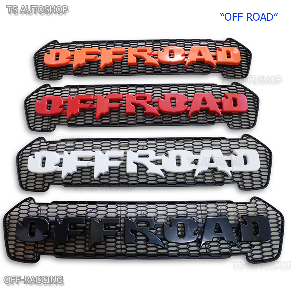 Grill Grille Orange For Ford Ranger PX2 FX4 MK2 Raptor Off Road 15 16 ...